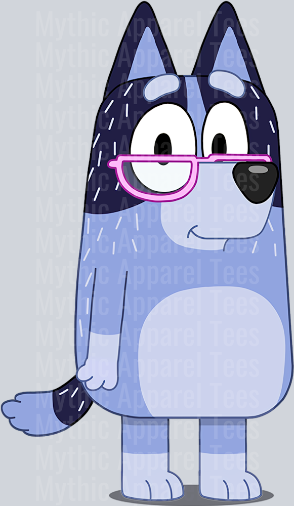 Bluey Character DTF Transfers for Fun Apparel Design