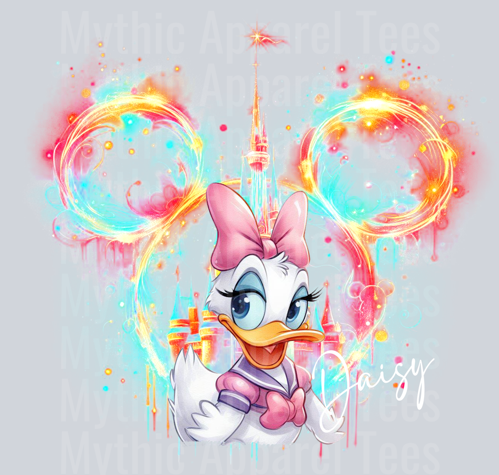 Daisy Castle Disney Classic Character DTF Transfer