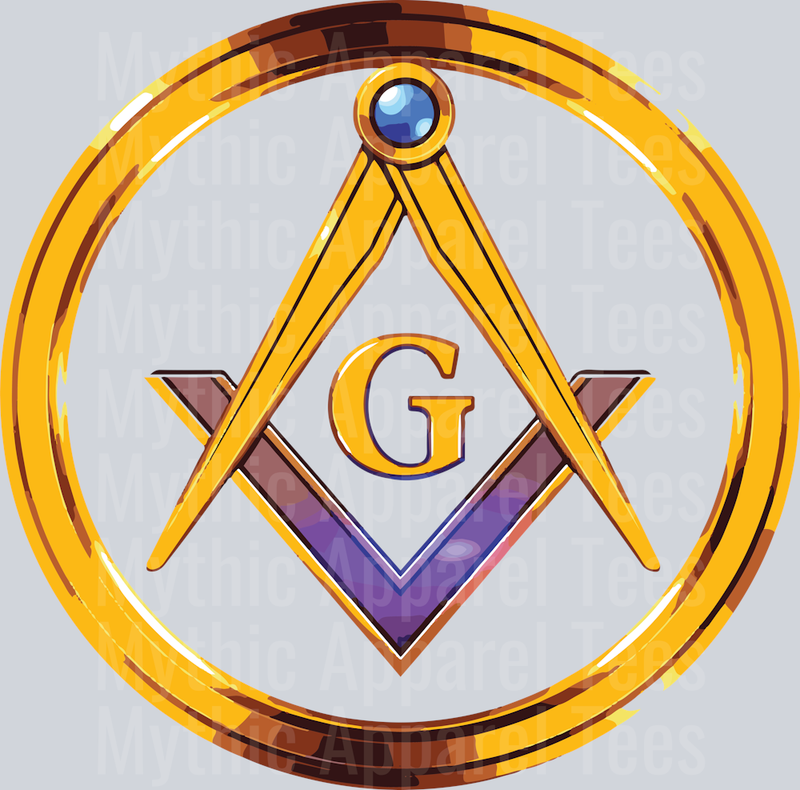 Masonic Symbols DTF Transfer Design for Shirts – Mythic Apparel Tees
