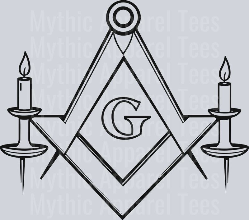 Masonic Symbols DTF Transfer Design for Shirts – Mythic Apparel Tees