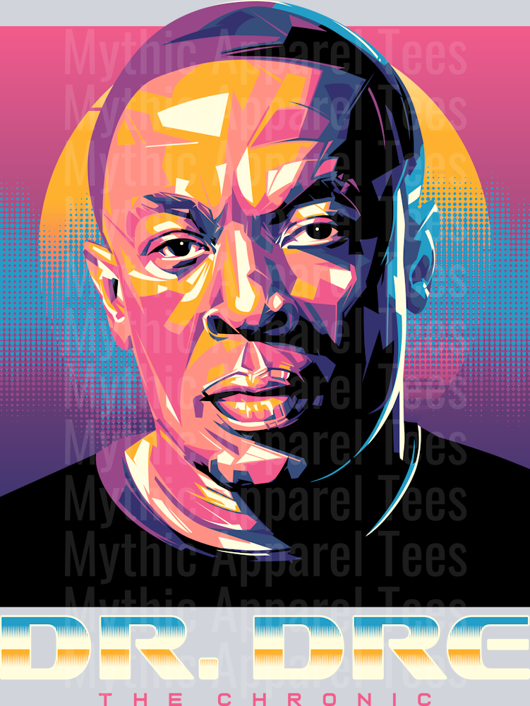 Dr Dre Rapper Transfers, Pop Culture Transfers, Music Inspired, Hip Ho