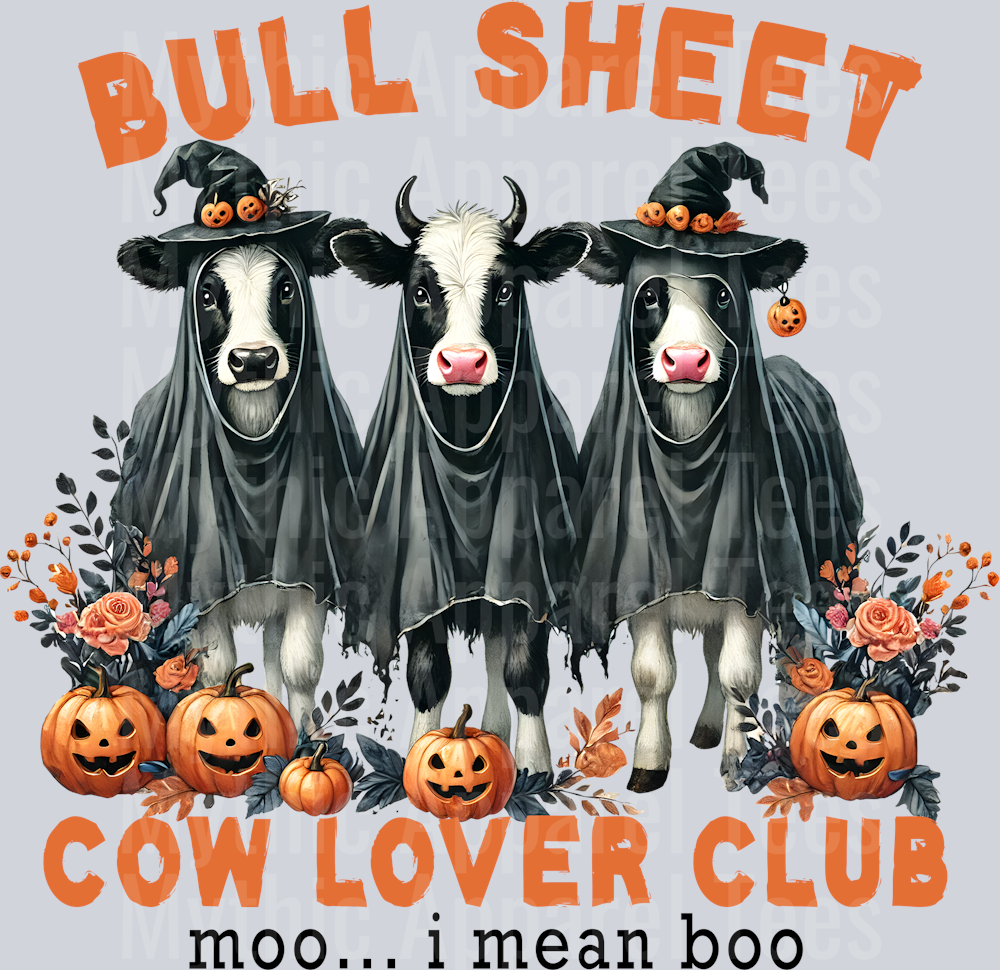 Bull Sheet DTF Transfer Bold Graphic Design for Shirts