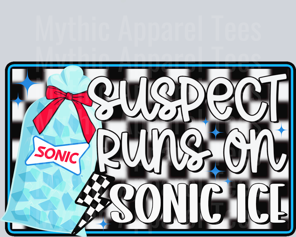 Suspect Sonic Ice DTF Drink Transfers for Summer Fun